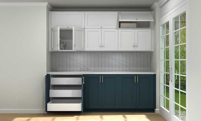 Using different wall cabinet heights in your IKEA kitchen