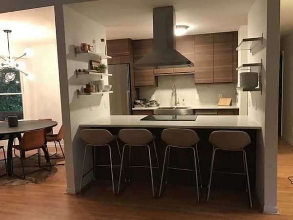 See How the New Walnut VOXTORP Doors Look in a Real IKEA Kitchen