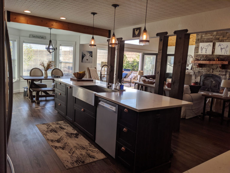 Couple Gives New Home a Rustic Country Kitchen with IKEA Products