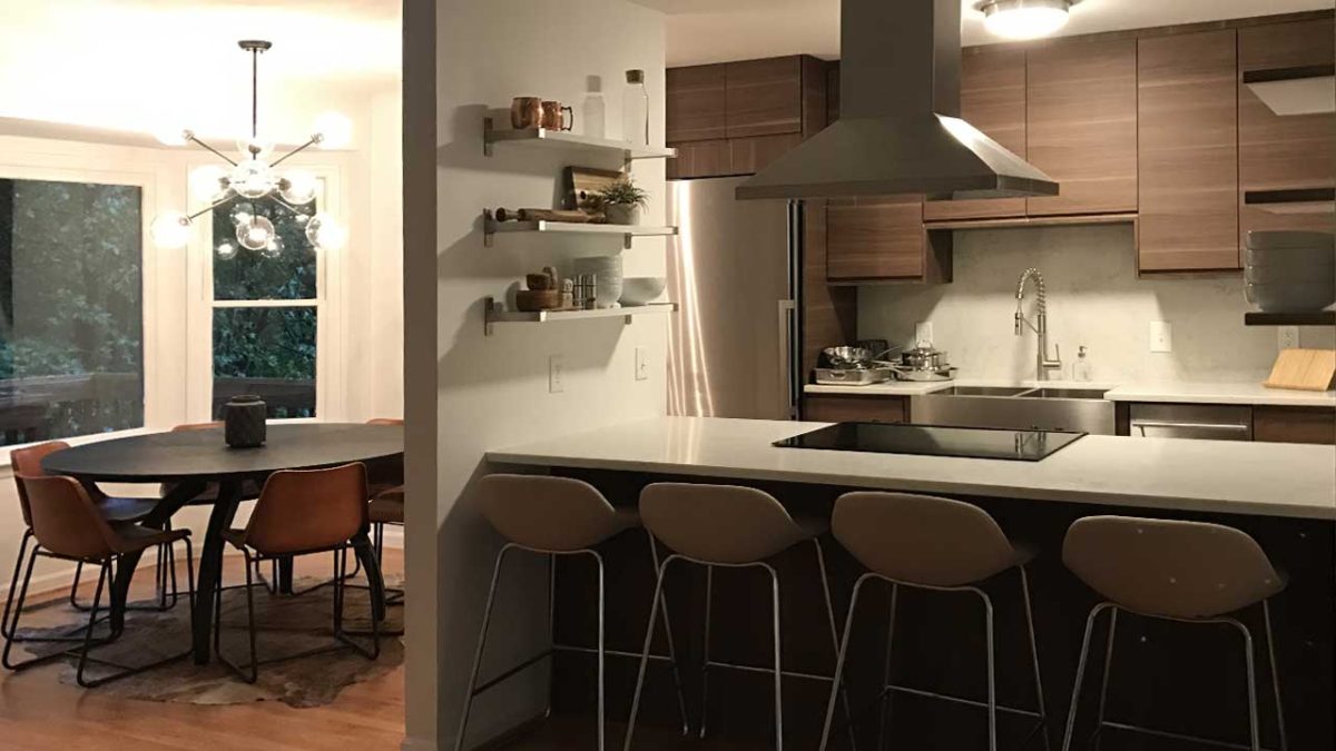 See How the New Walnut VOXTORP Doors Look in a Real IKEA Kitchen