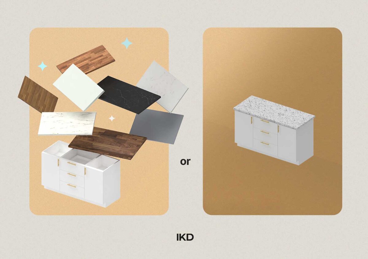 A Lovely Kitchen Using IKEA's Pre-Cut Laminate Countertops