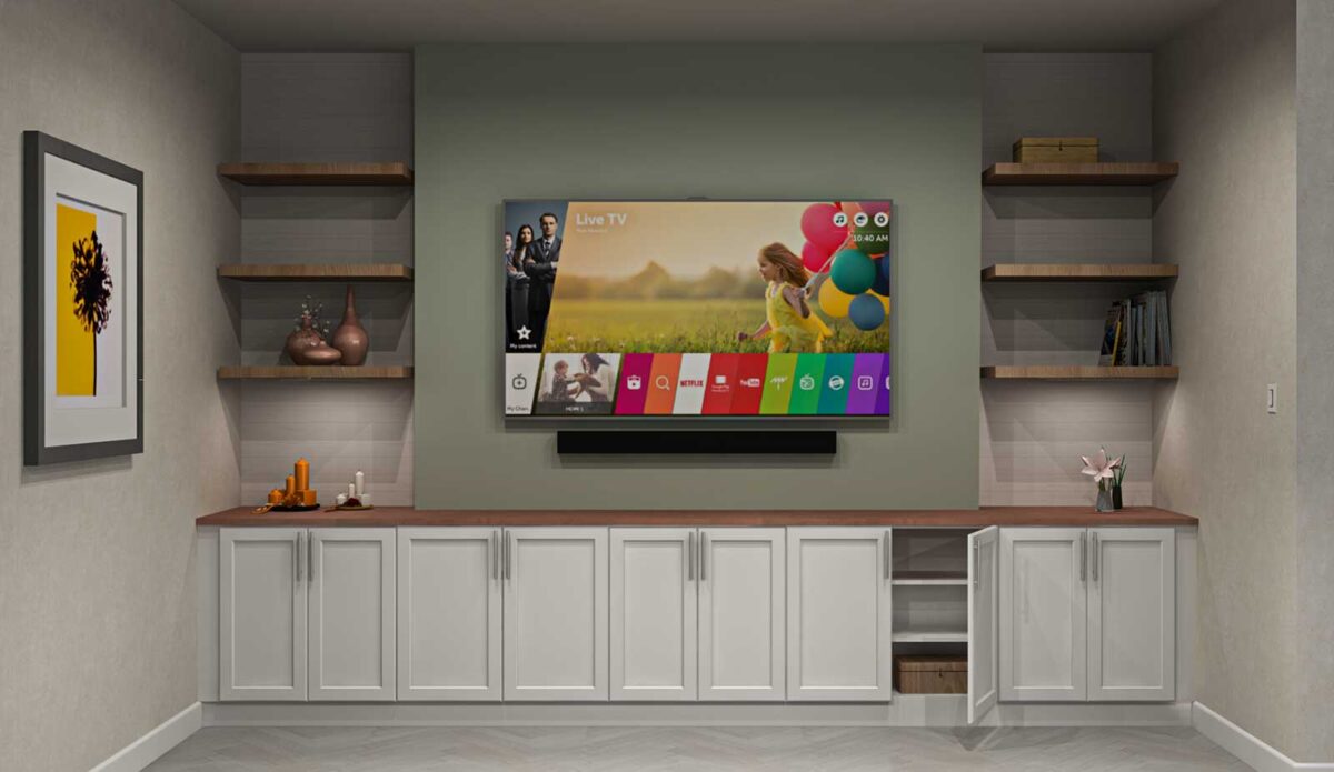 Custom IKEA Media Centers – Designed for Under $1,500