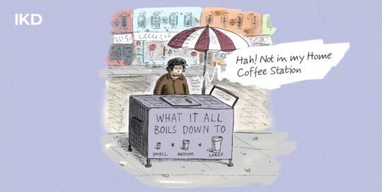 Three Uniquely Designed IKEA Coffee Stations