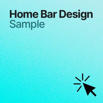 Sample Design Home Bar
