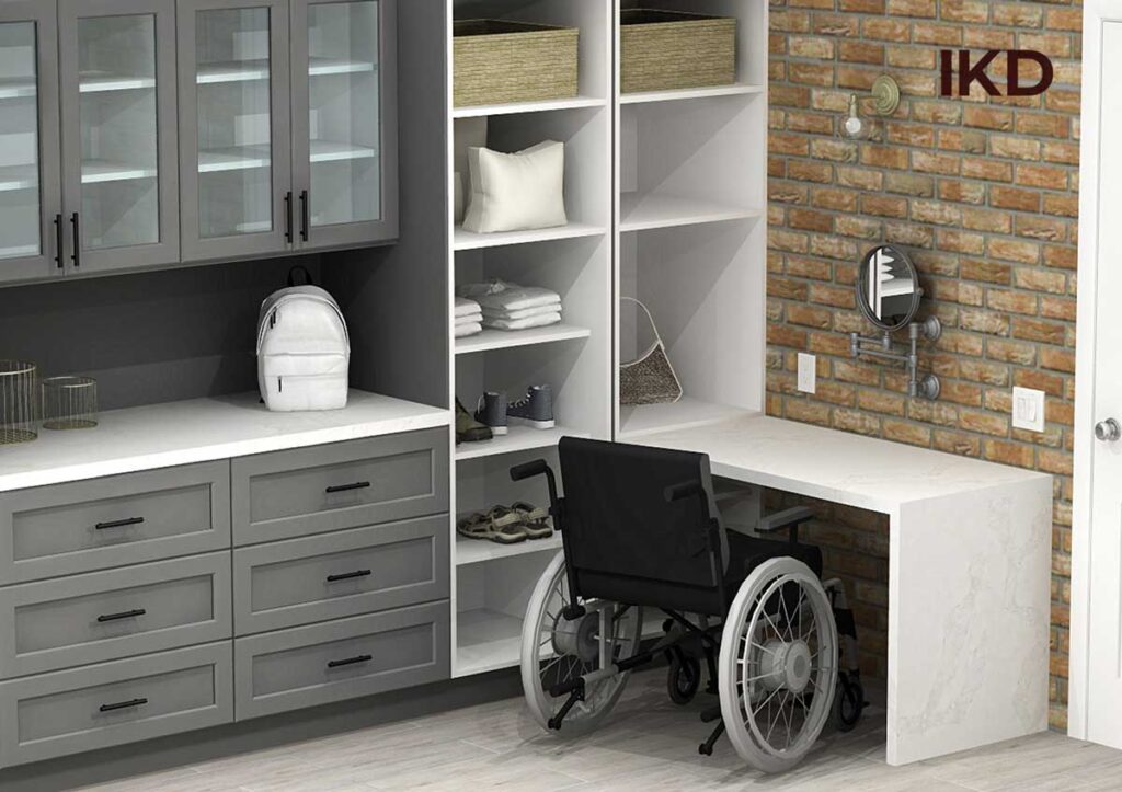 How IKD Designs ADA-Compliant IKEA Closets